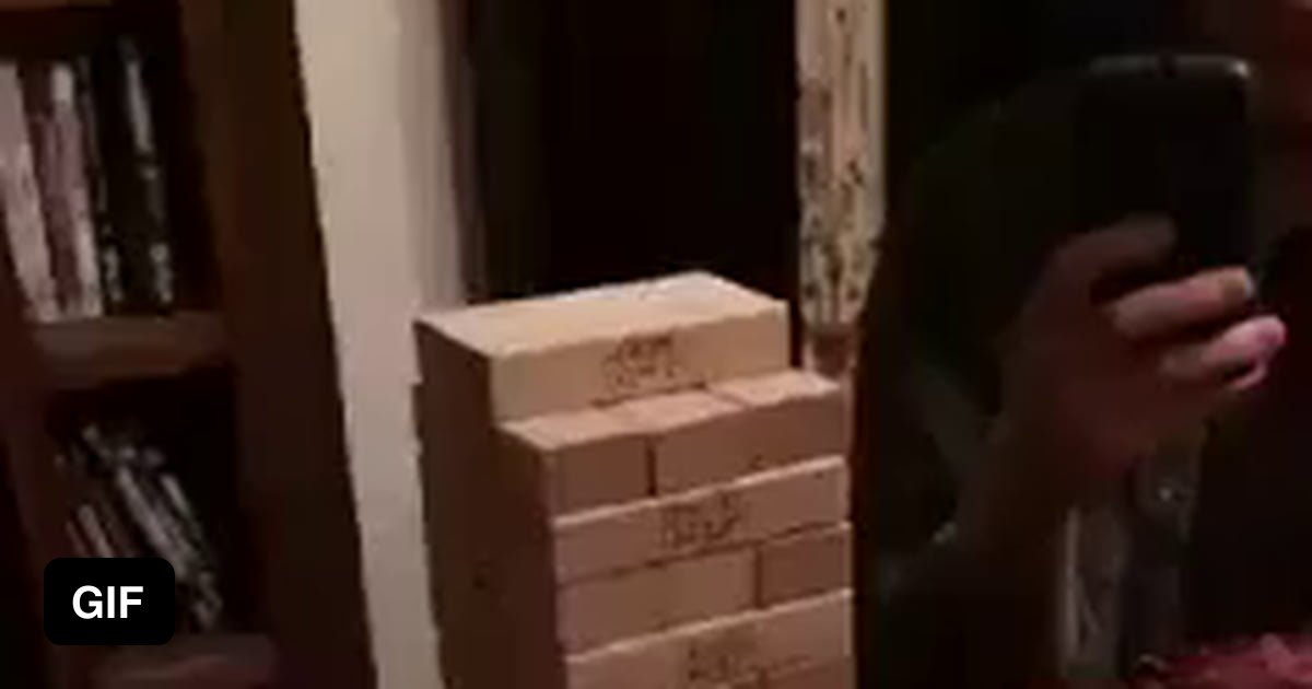 Jenga level: Expert. - 9GAG