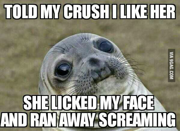 I have a very weird crush - 9GAG