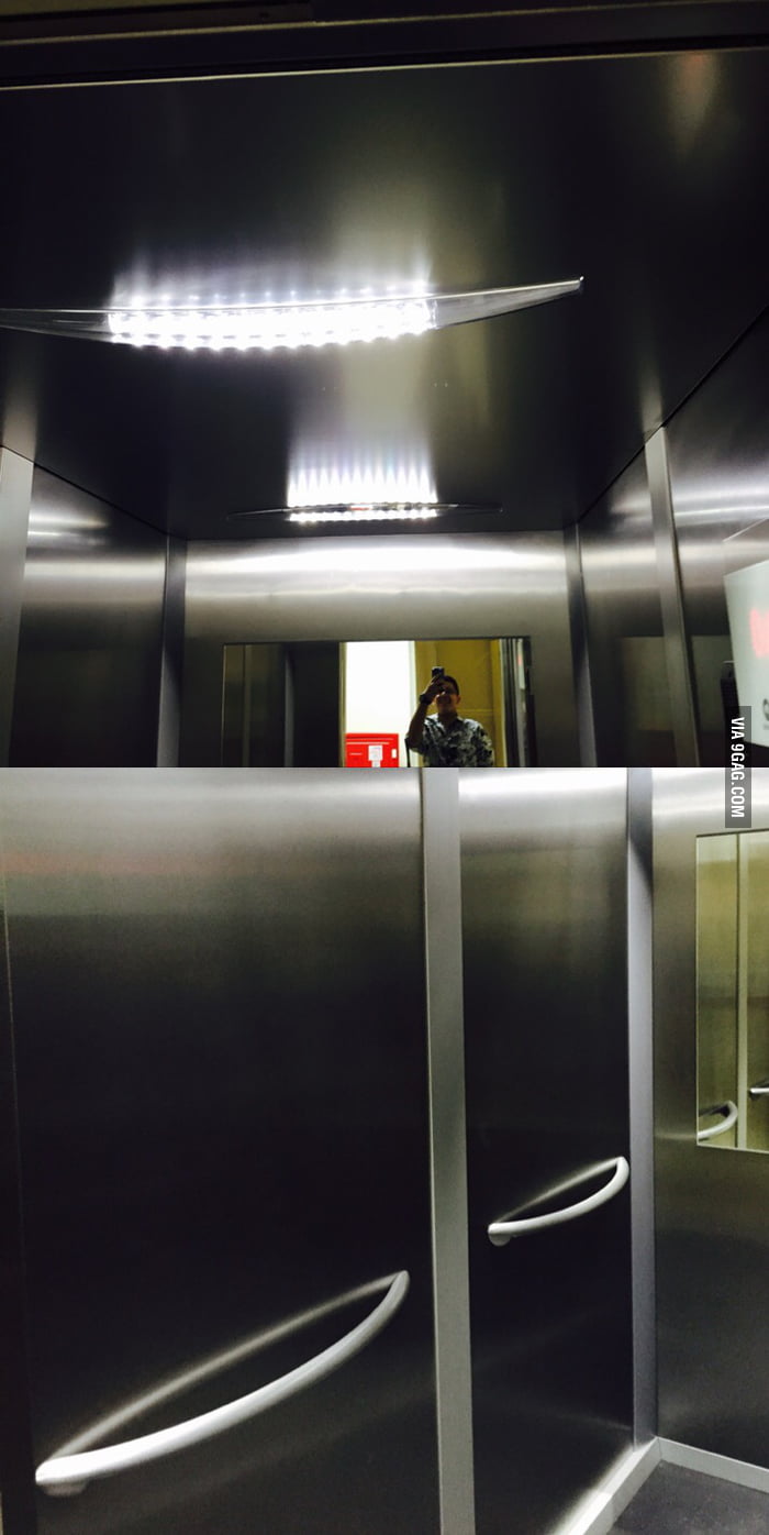 At Life Crompton Hospital we have a fridge in the elevator - 9GAG