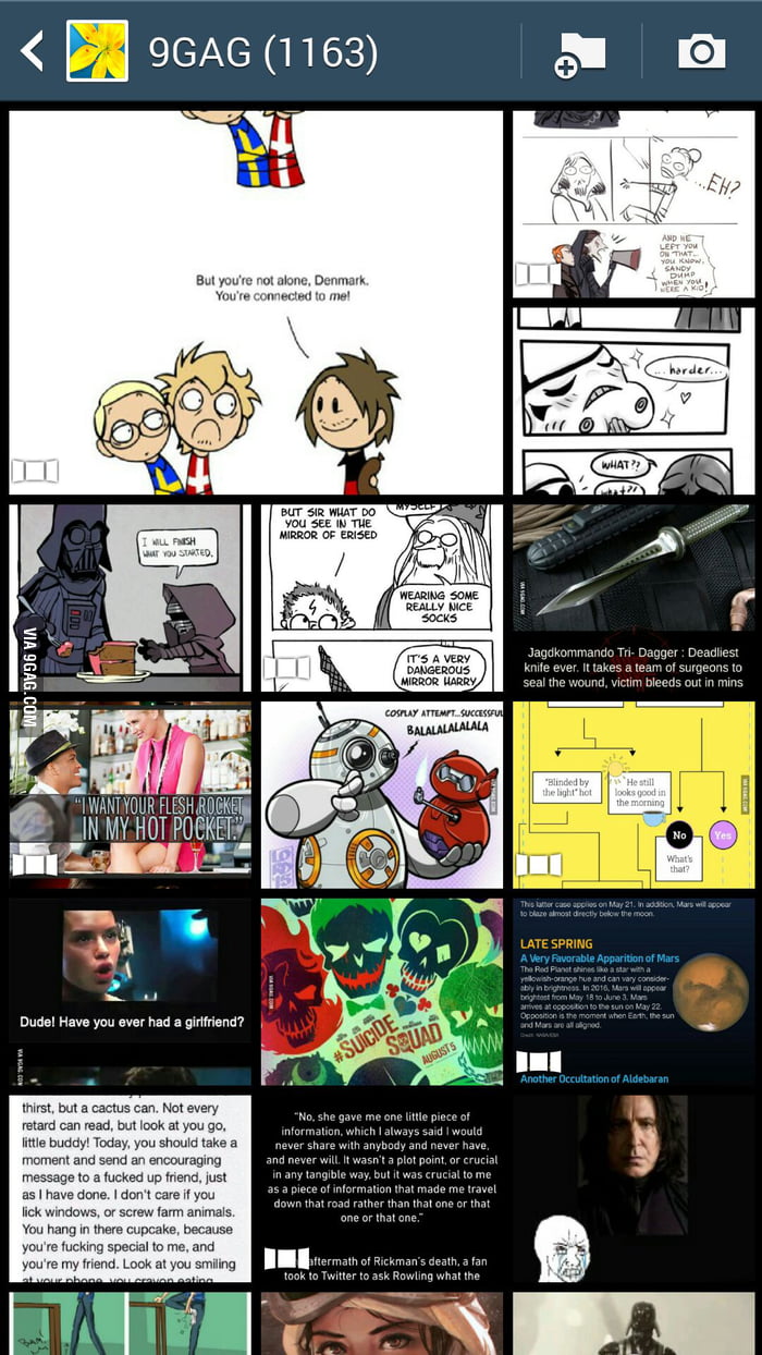 Does anyone else have a 9gag folder in their phone? - 9GAG