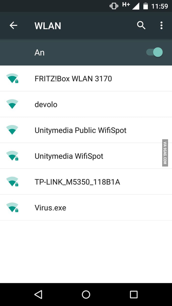 Totally not a virus - 9GAG