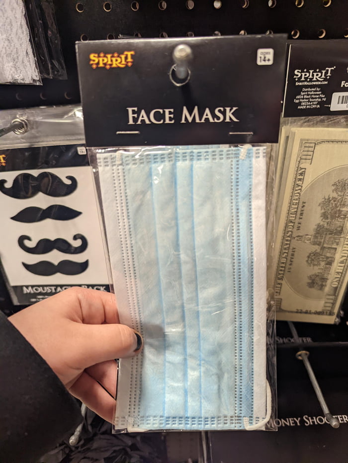 Spirit Halloween is selling individually wrapped masks for $2 - 9GAG