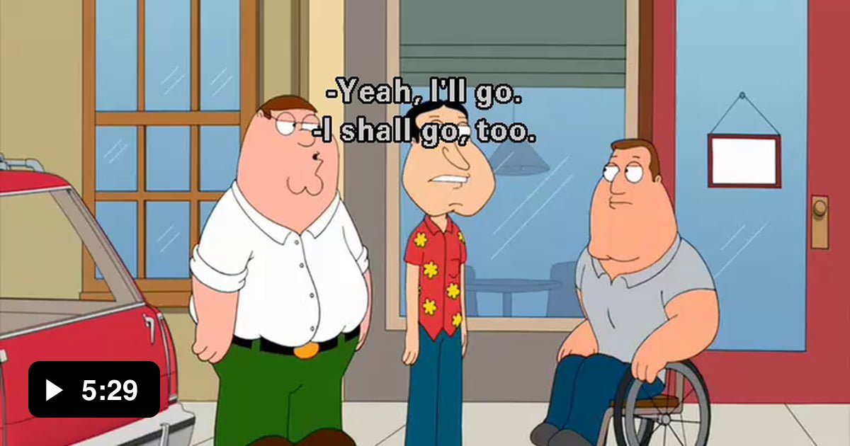 Family Guy: the fourth epic fight between Peter and Ernie the Giant Chicken (from episode 10-23 ...