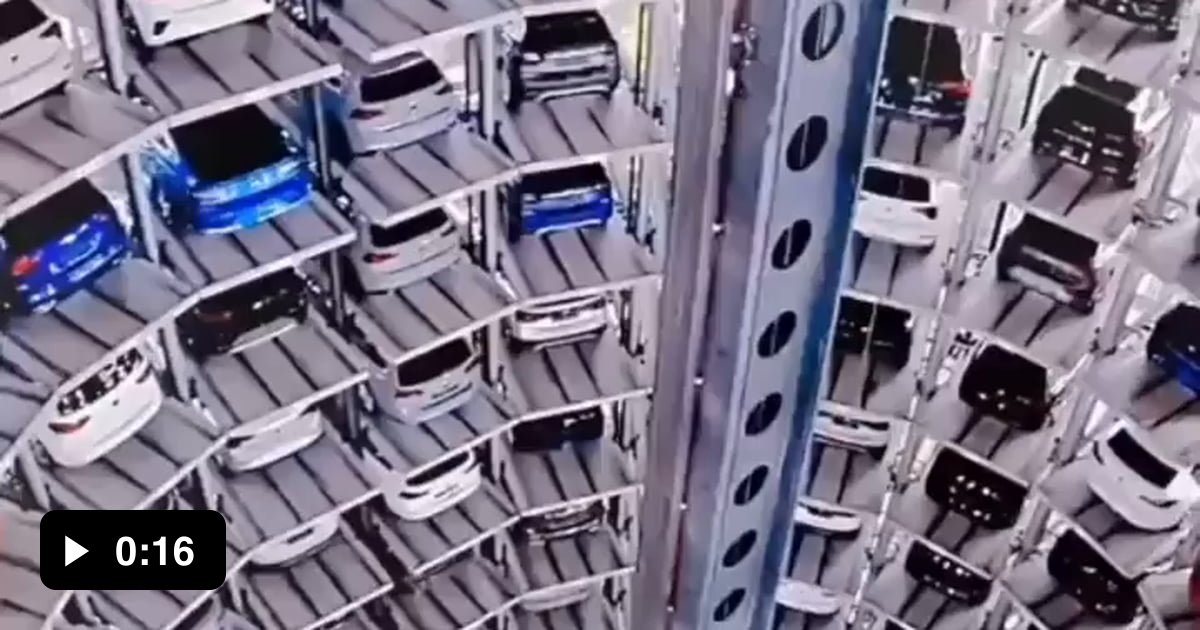 Car tower in Germany - 9GAG