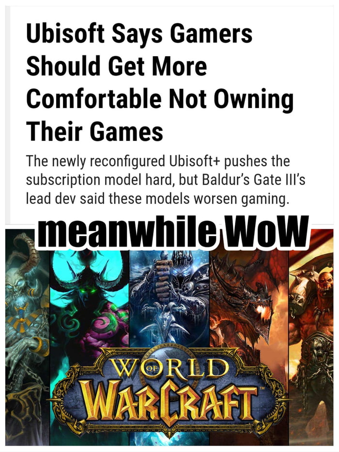 They learn from Blizzard - 9GAG