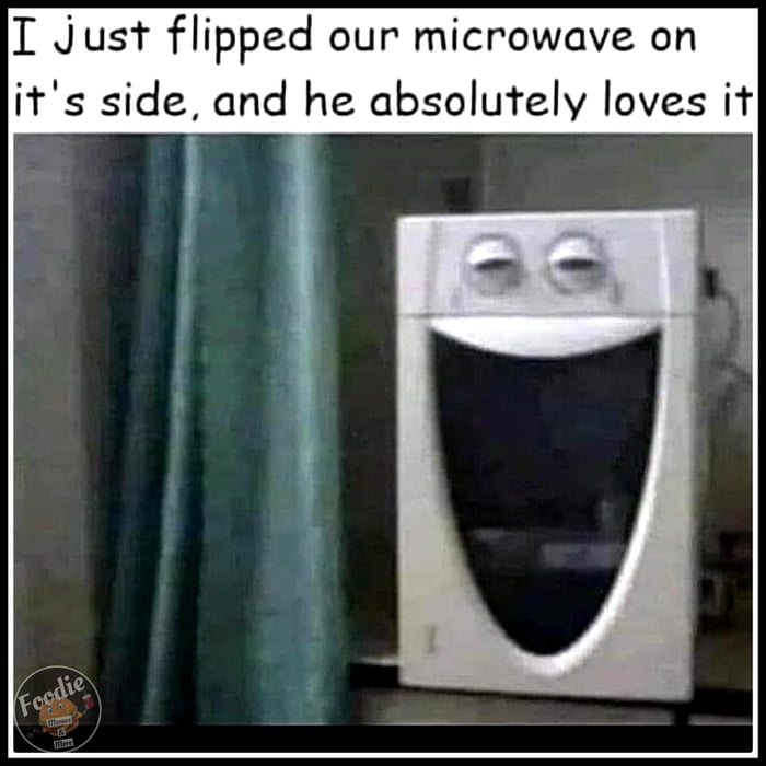 Microwave smiley - 9GAG