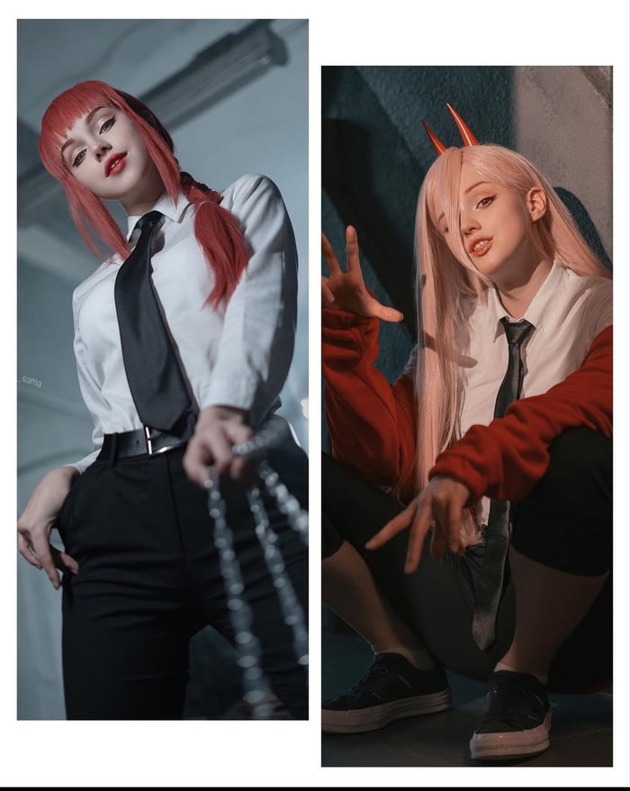 Makima or Power? Cosplay by shirogane Sama - 9GAG