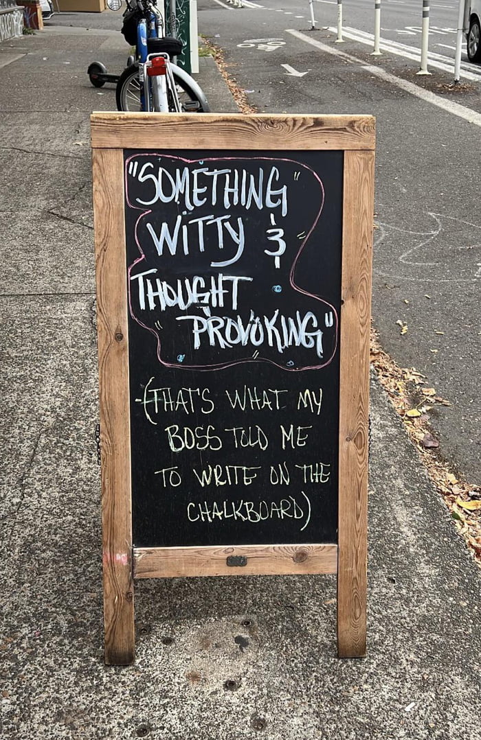 Something Witty & Thought Provoking - 9GAG