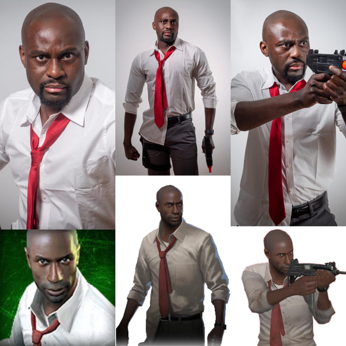 Me cosplaying as pill-grabbin’ “Louis” from Valve’s “Left 4 Dead” - 9GAG