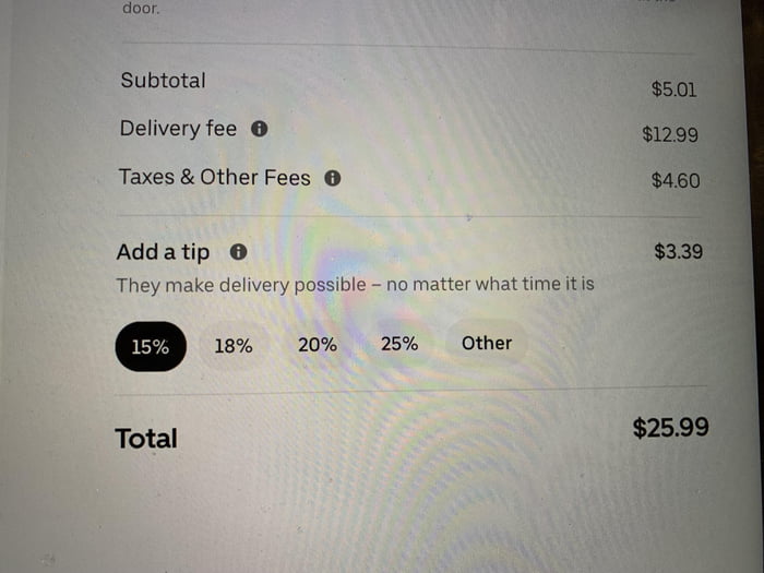 Uber eats be like 💀 - 9GAG