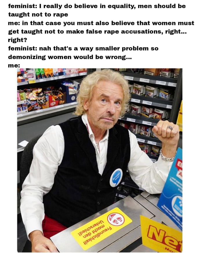 Demonizing men is completely fine with them ... - 9GAG