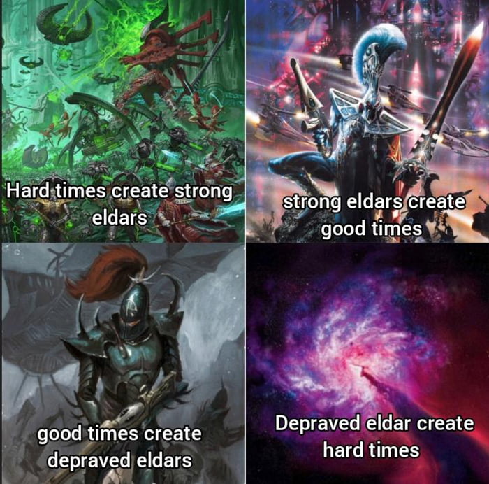 Eldar lore, summarized: - 9GAG