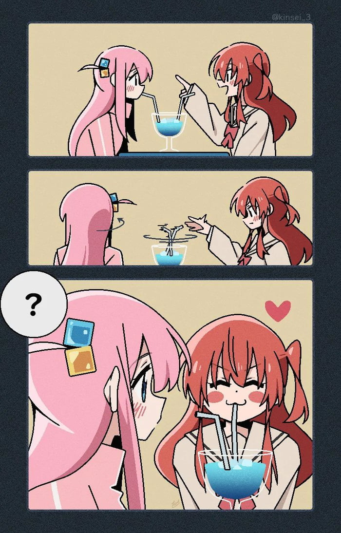 Sharing a drink - 9GAG