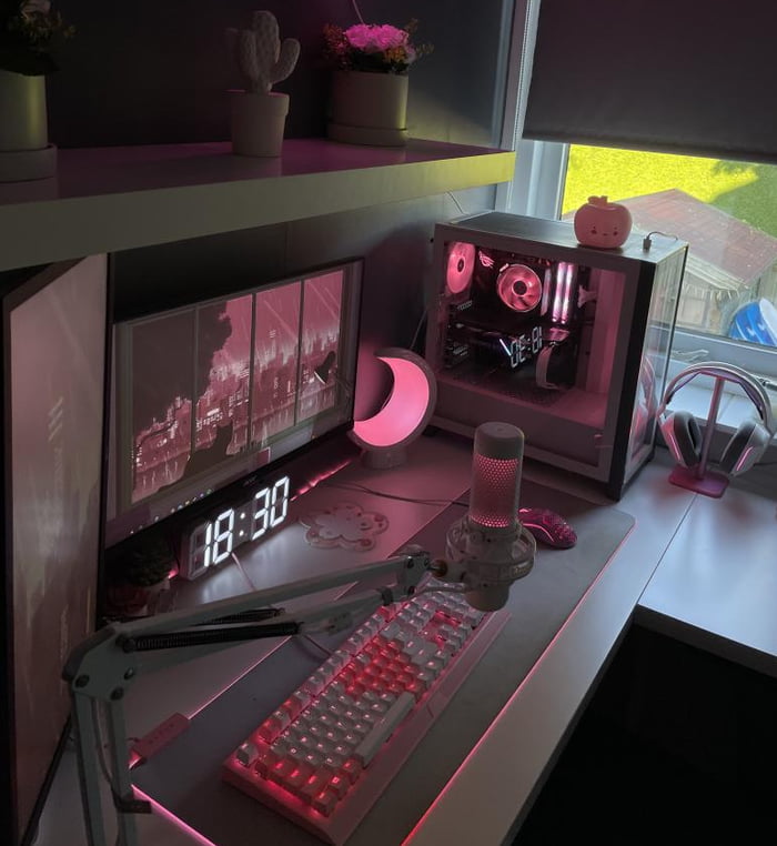 Updated pink set up :) - 9GAG
