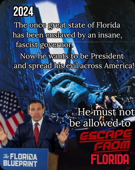 A dangerous maniac is trying to Escape From Florida! - 9GAG