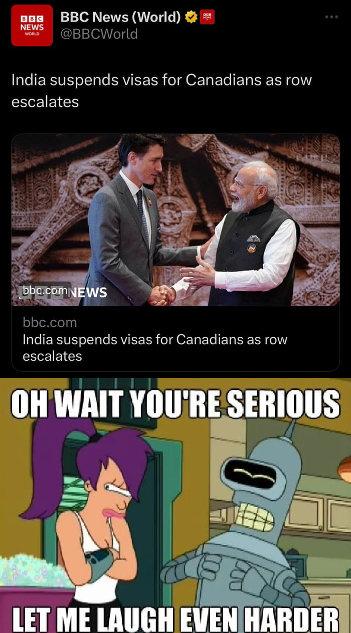 Canadians crying in the corner ... from joy. - 9GAG