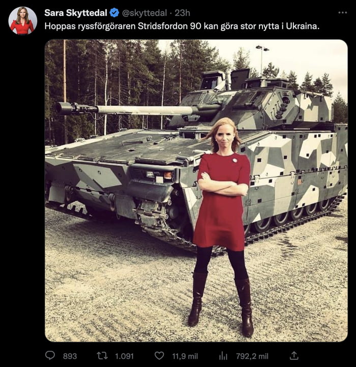 Meanwhile in Sweden, based Sara Skyttedal, MEP: "Hope that this ...