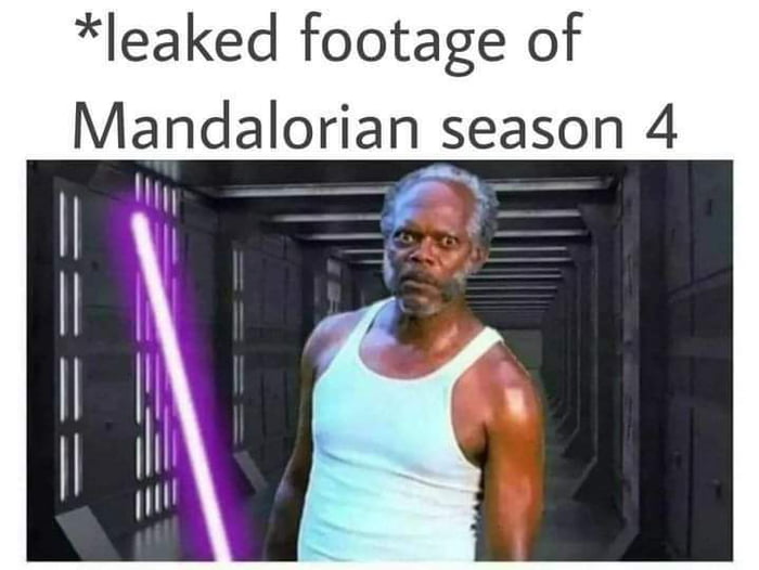 That moment, when Samuel L told George Lucas what kind of light Saber ...