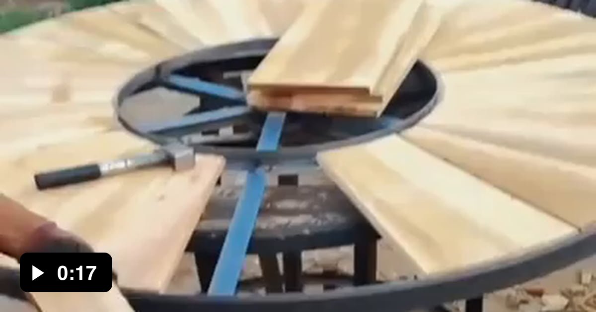 Cutting wood to make it fit - 9GAG