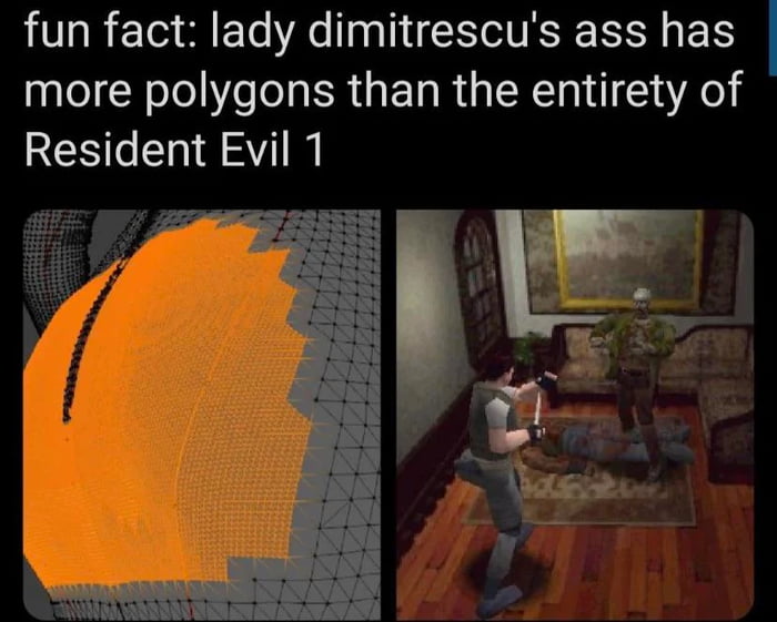 Her polygons are extra thicc. - 9GAG