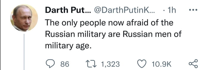 Darth Putin at his finest - 9GAG