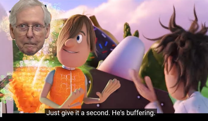 Relax guys, he's just buffering - 9GAG