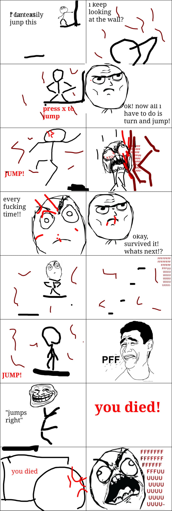 Jump rage - 9GAG