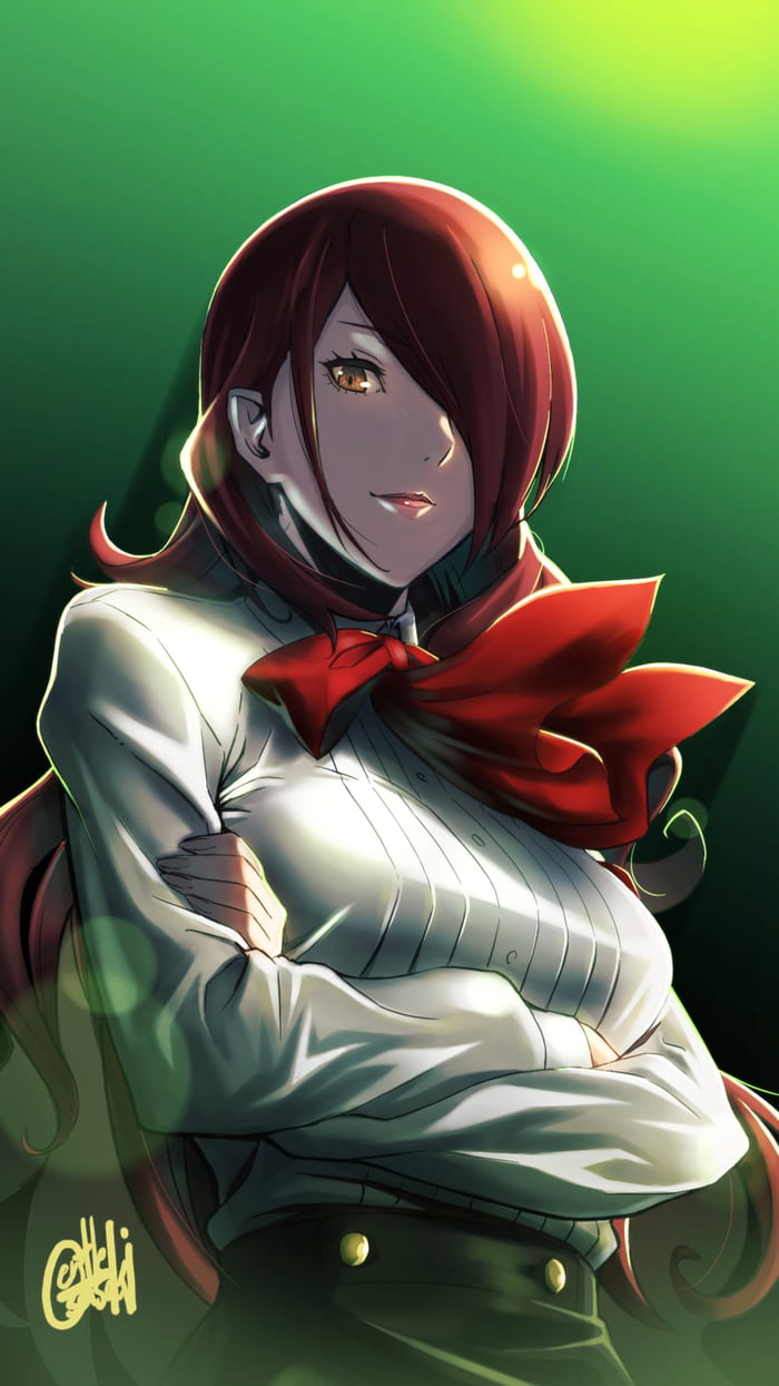 Posting Persona pics daily. Day 2065: P3 Mitsuru Kirijo - 9GAG