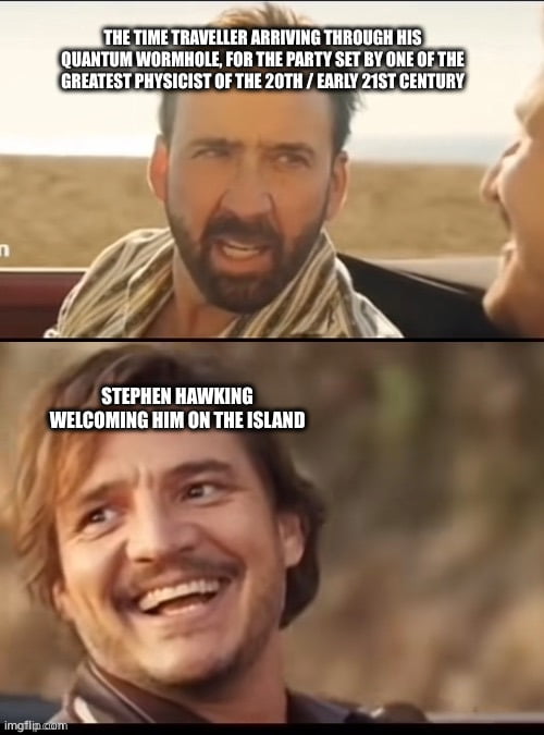 I know he's probably innocent of any wrongdoing, but that makes great ...