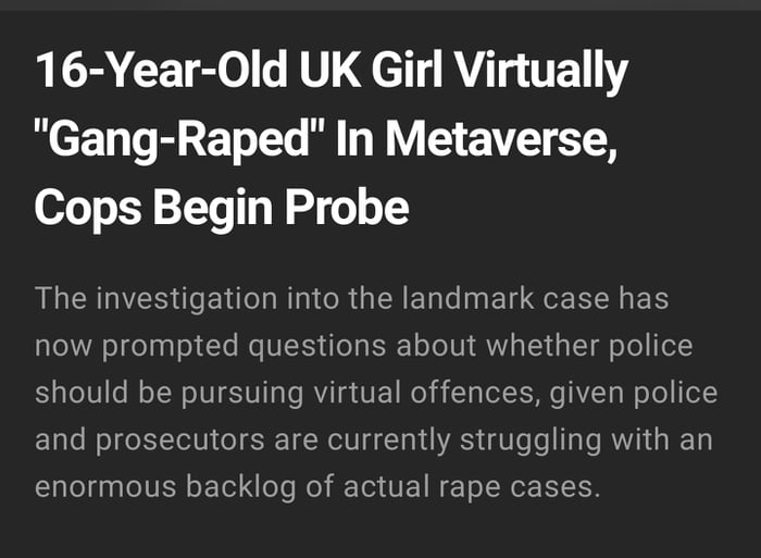 Welcome to Metaverse!! (Article link in the comments) - 9GAG