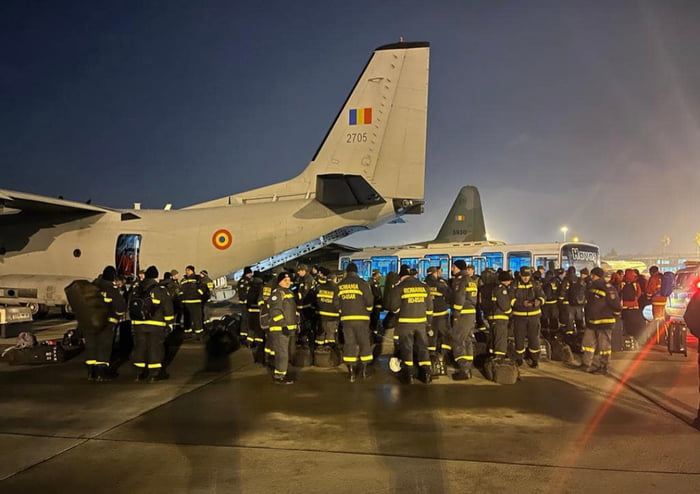 Romania joined the rescue efforts in Turkey and sent 60 men, plus ...