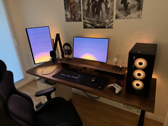 Actual Setup Orange Theme - 9GAG