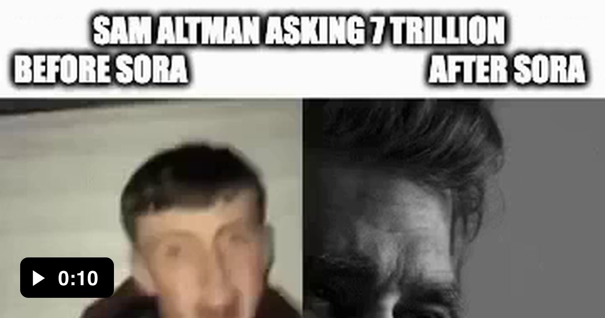 Sam altman complete its transition, AI generated meme, I AM A ROBOT DAT ...