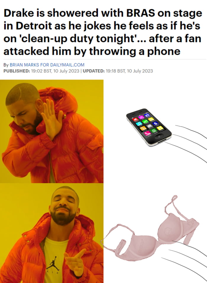 Drake meme correctly used. - 9GAG