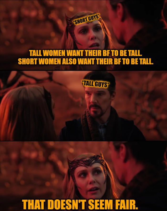 Tall guys, you need to pick short Kings up when they are feeling down ...