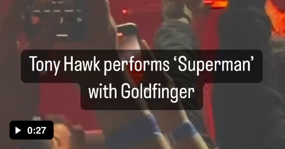 Tony Hawk with Goldfinger singing a total classic - 9GAG