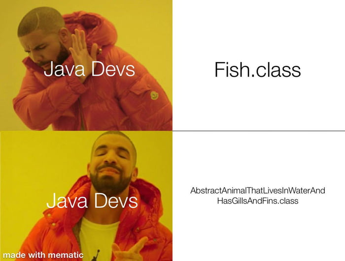 Shortest ever java class name - 9GAG