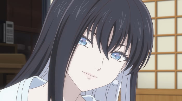 Aoi Yuki voicing a Yuki onna (snow woman) in the 2nd season of In ...