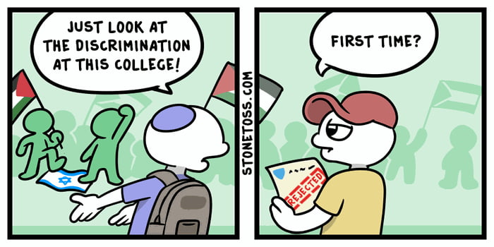 Discrimination credit:@stone_toss (X) - 9GAG