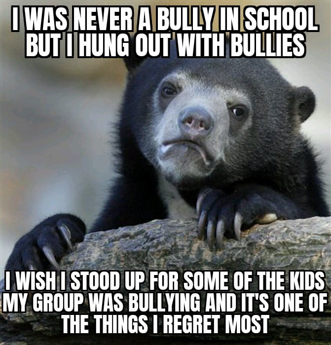 I want to blame it on me being a kid but there are kids who defend ...