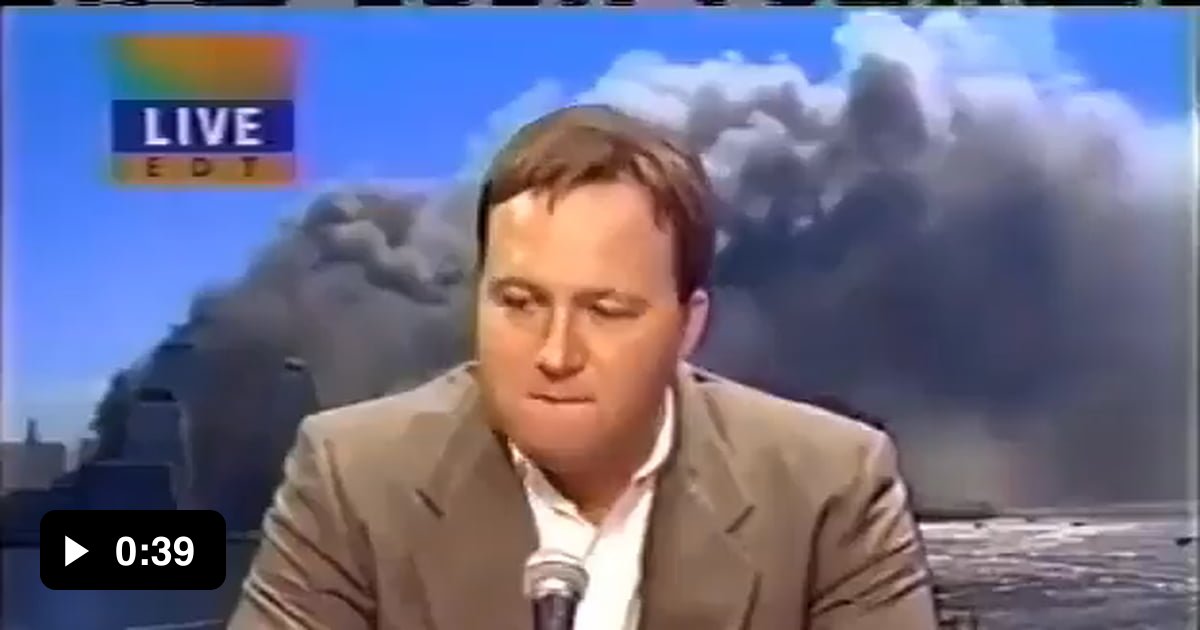 Old Alex Jones video after 9/11 - 9GAG