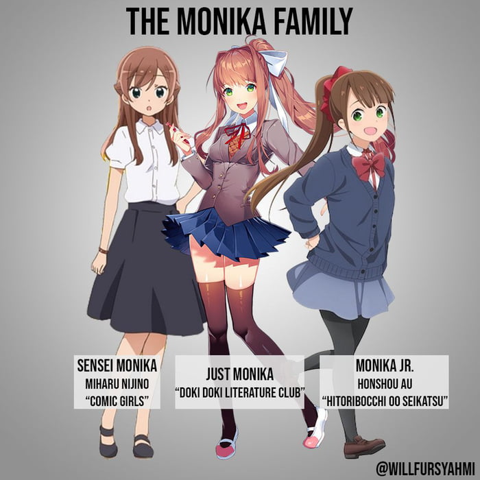 The Monika Family that was in my mind actually. - 9GAG