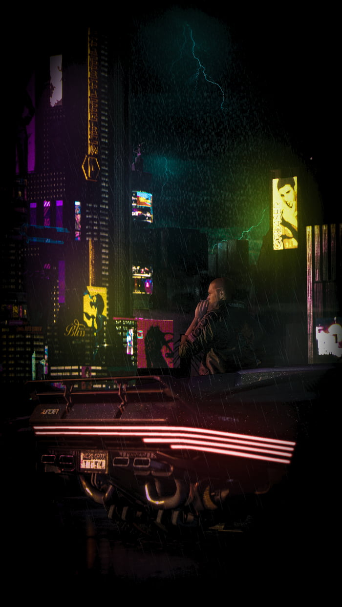 Cyberpunk 2077 Rain Theme - 9GAG