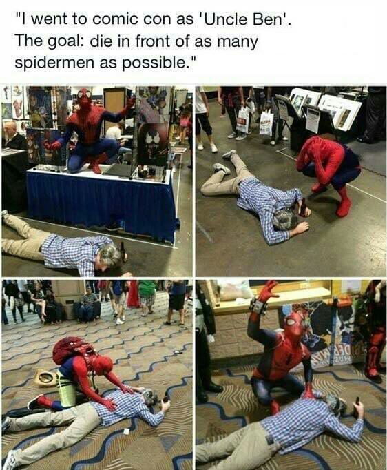 Oh nooo!! Uncle Ben!! - 9GAG