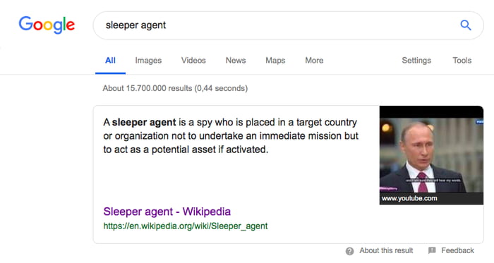 Putin is a sleeper agent, that's an interesting theory 🤔 - 9GAG