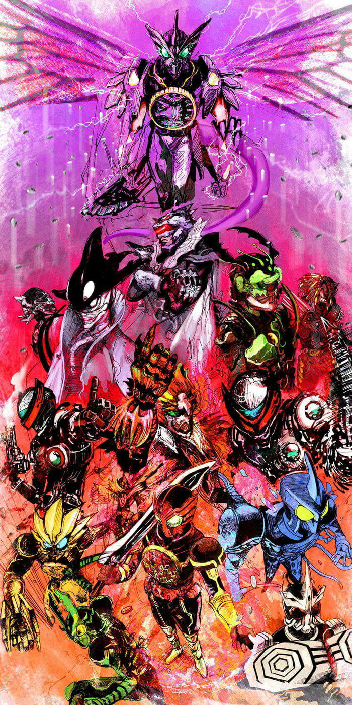 Kamen rider ooo greed's and ooo's combos - 9GAG