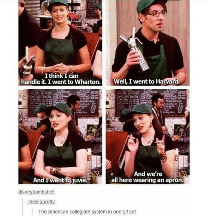 Me, as an intellectual, wearing an apron. (2 Broke Girls) - 9GAG
