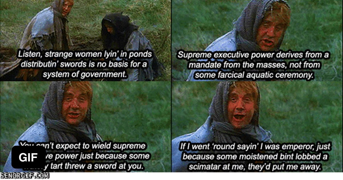 Strange women lyin' in ponds - 9GAG