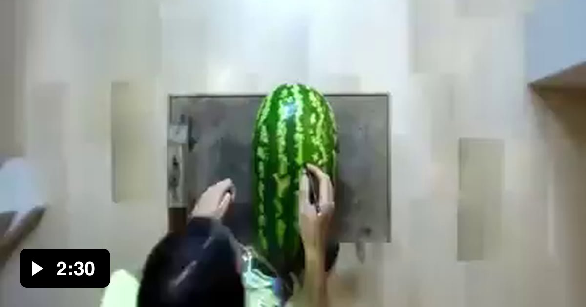 Watermelon art... - 9GAG