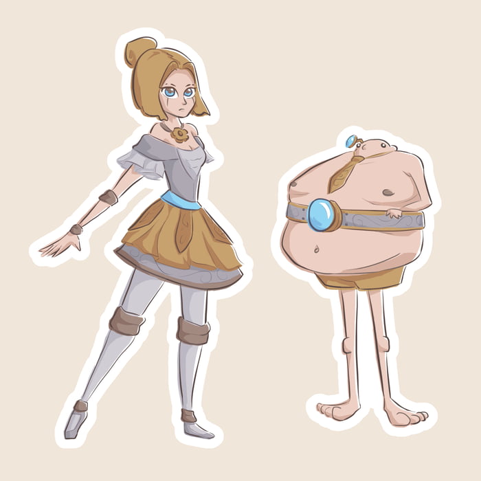 Orianna as a human, and also the ball is human - 9GAG